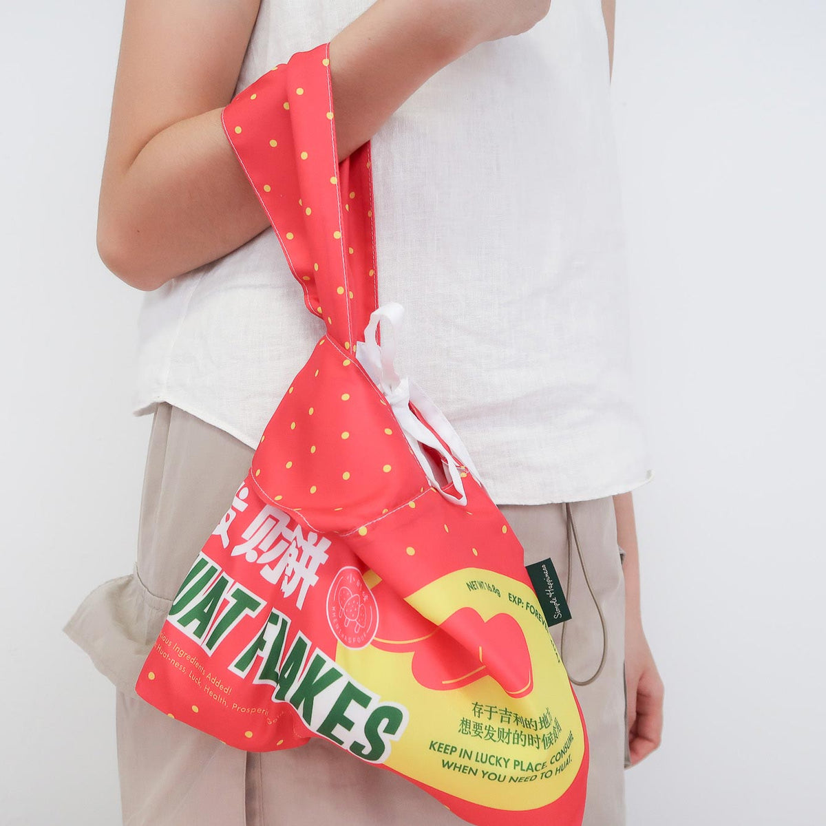 Huat Flakes Knot Bag | Wheniwasfour – wheniwasfour | 小时候