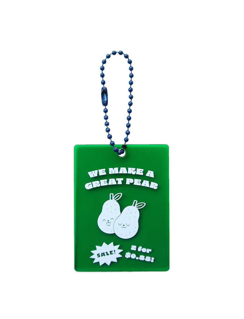 Pear Keychain Charm | Keychain | Wheniwasfour – wheniwasfour | 小时候