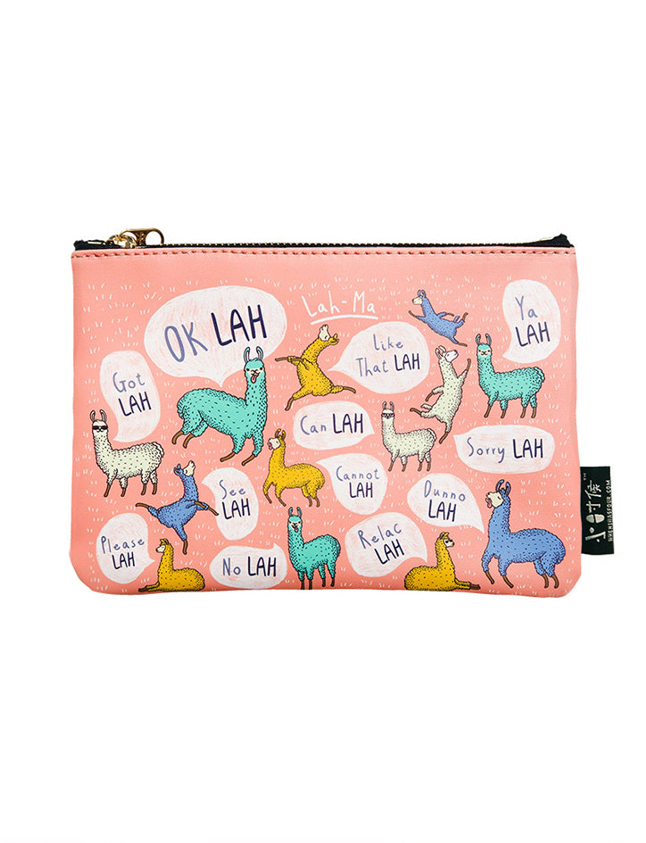 Singlish: Lah | Multi Purpose Pouch | Wheniwasfour – wheniwasfour | 小时候