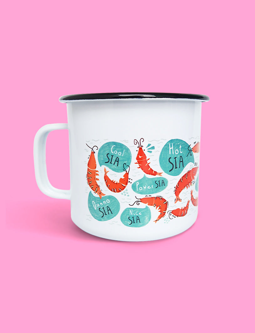 Singlish: Sia Enamel Mug | Home & Living | Wheniwasfour – wheniwasfour ...